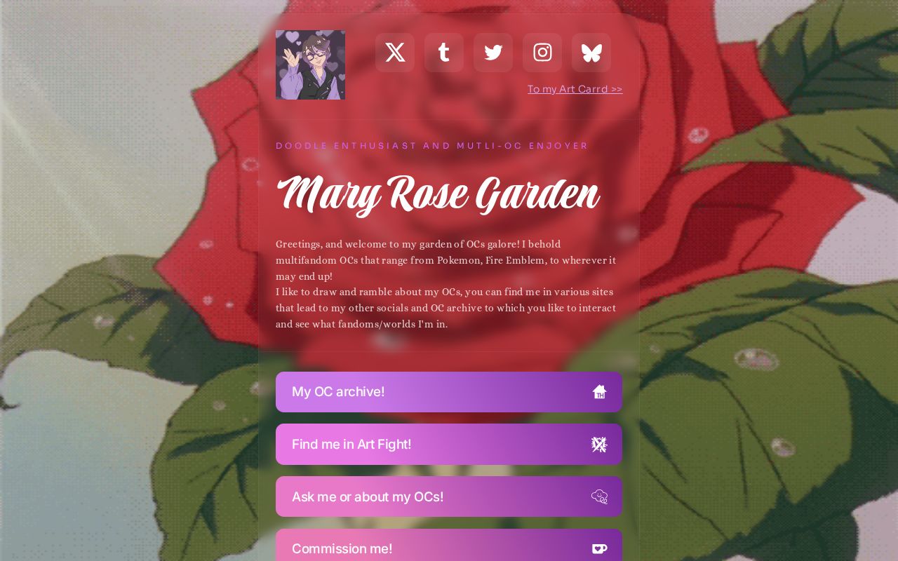MaryRose's OC Master List